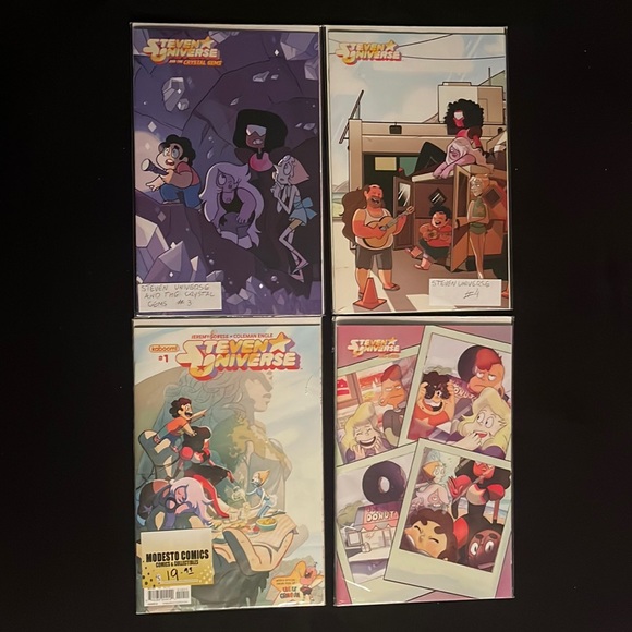 kaboom | Other | Four Steven Universe Comic Books Hard To Find And ...
